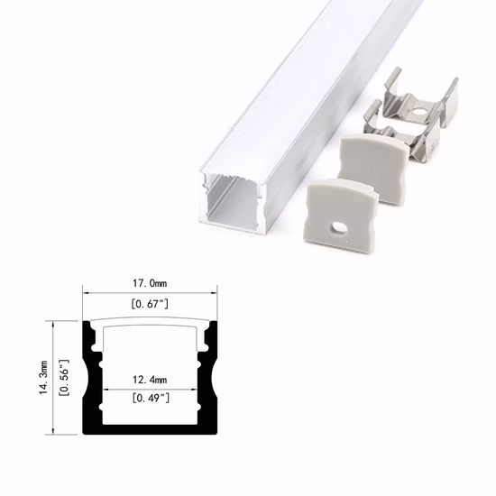 Aluminum and PC Extruded Profile LED Linear Light Housing Indoor | Die ...